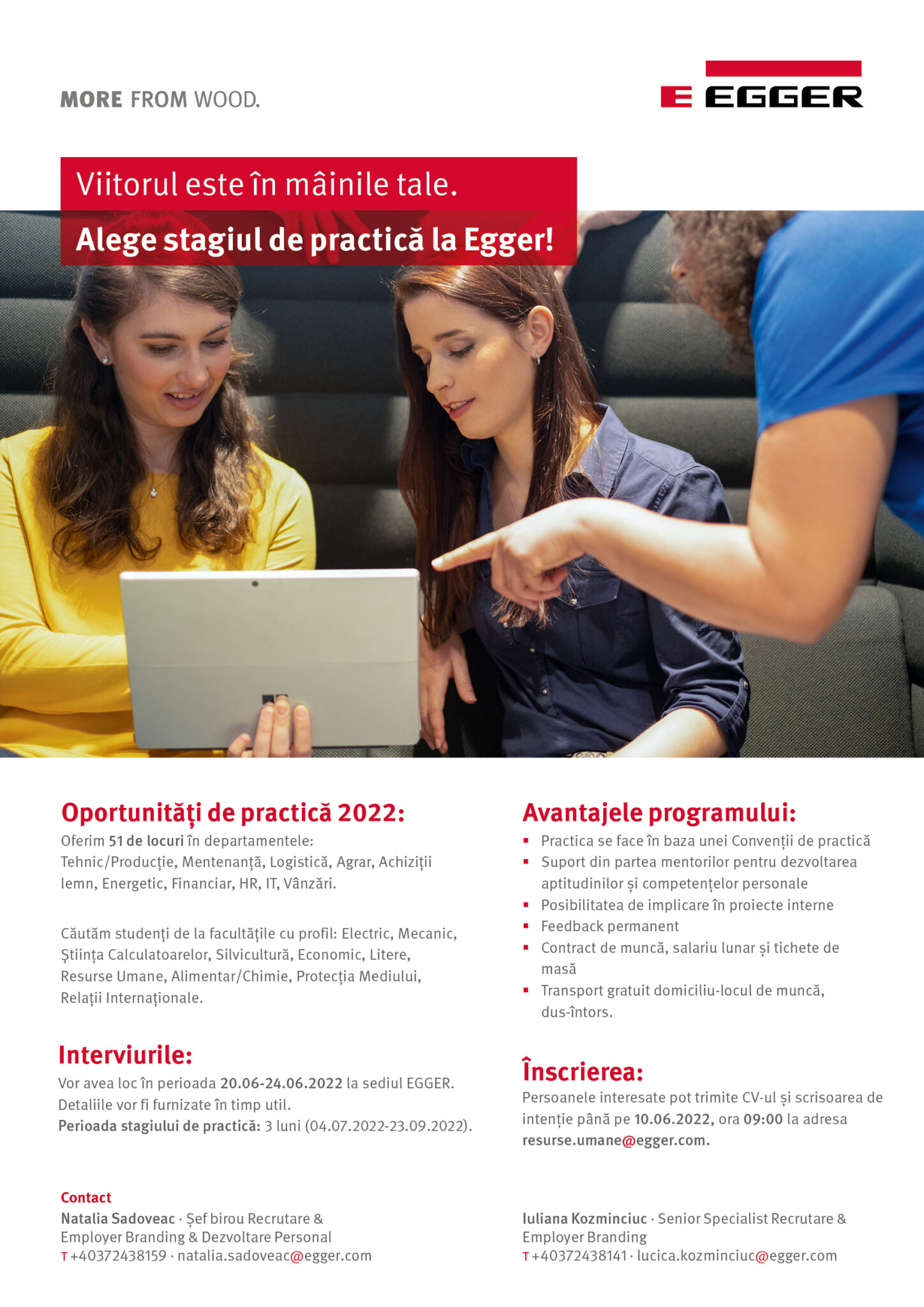 EGGER România S.R.L. – Stagiu practică vară - Facultatea de Inginerie ...