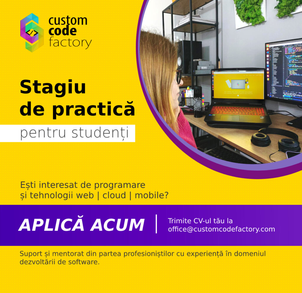 Practica Custom Code Factory - Facultatea de Inginerie Electrică și ...